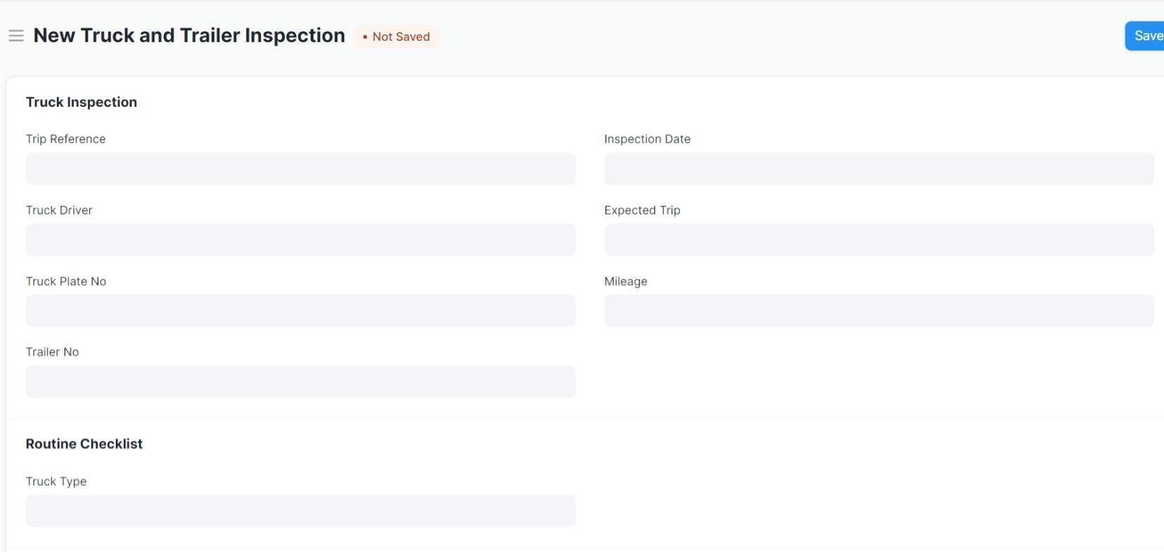 Truck and Trailer Inspection